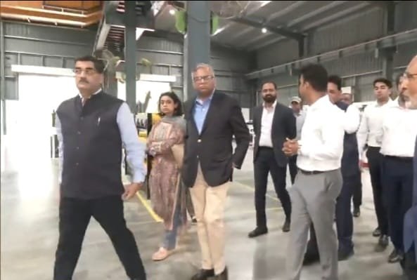 Tata Sons Chairman N. Chandrasekaran Visits Solar Industries Defence ...
